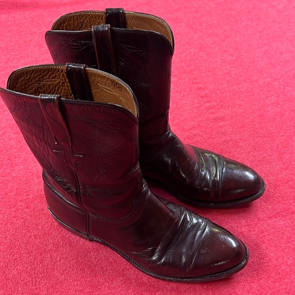 Lucchese | Shoes | Lucchese Burgundy Ropers | Poshmark
